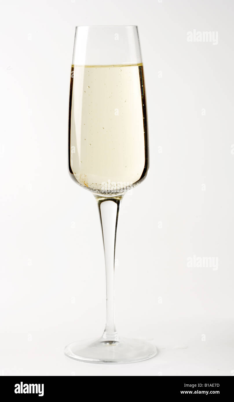 Glass of cava (vertical Stock Photo - Alamy