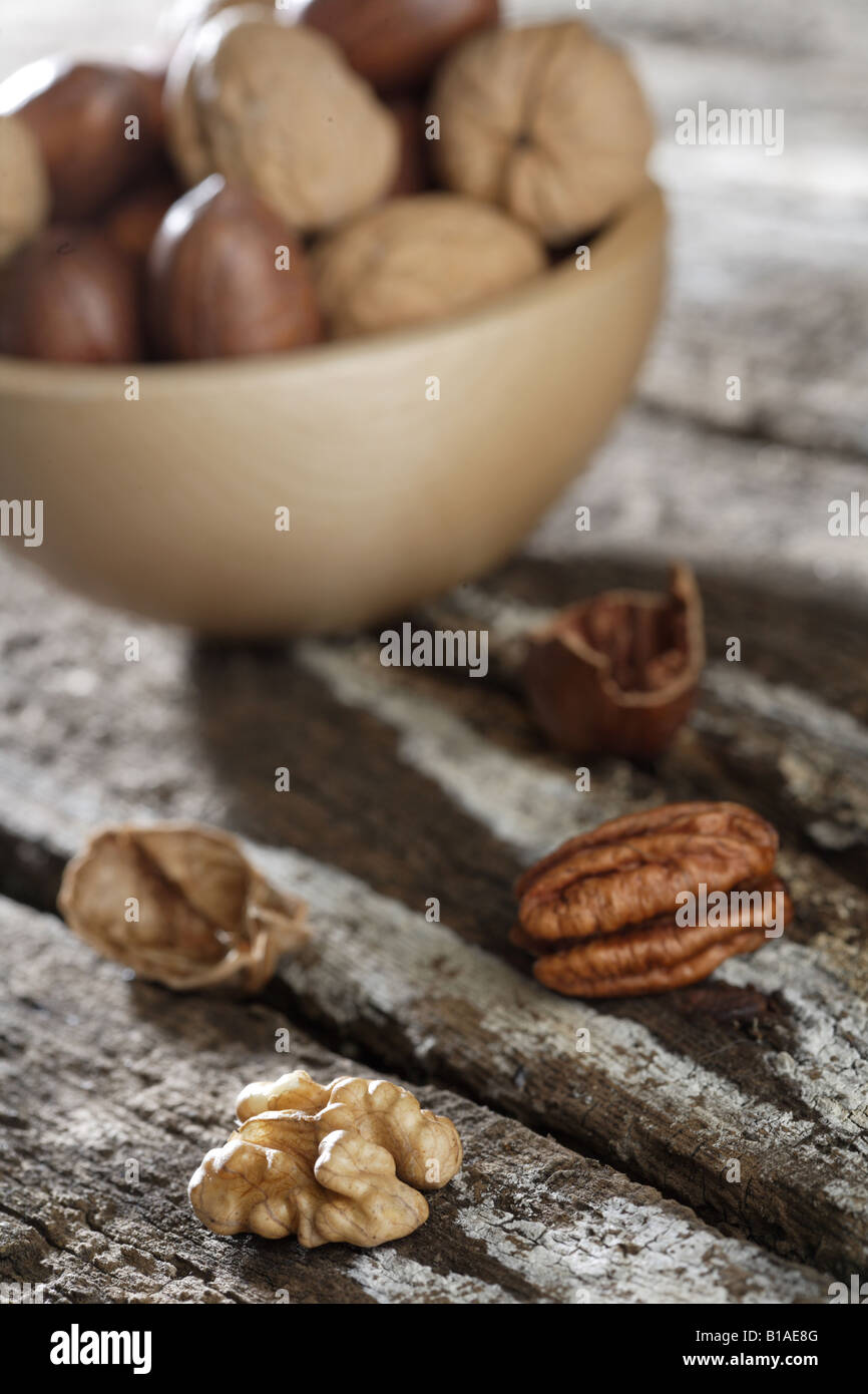 Nut varieties (vertical Stock Photo - Alamy