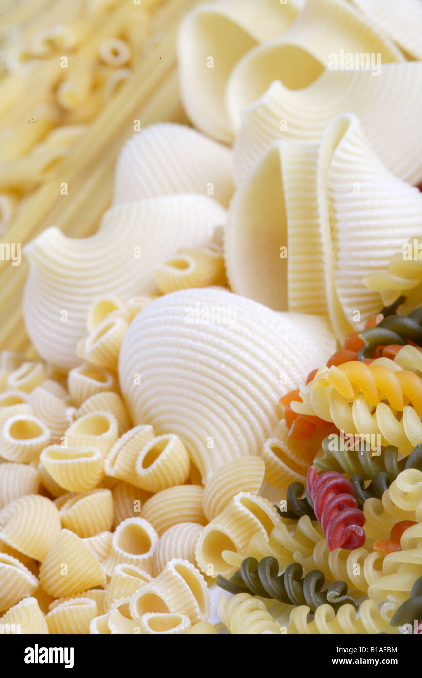 Close-up of pasta still life (vertical Stock Photo - Alamy