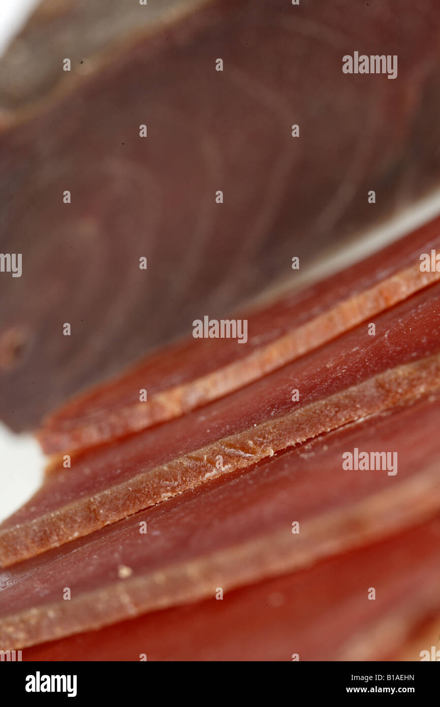 Close-up of Spanish mojama tuna (vertical Stock Photo - Alamy