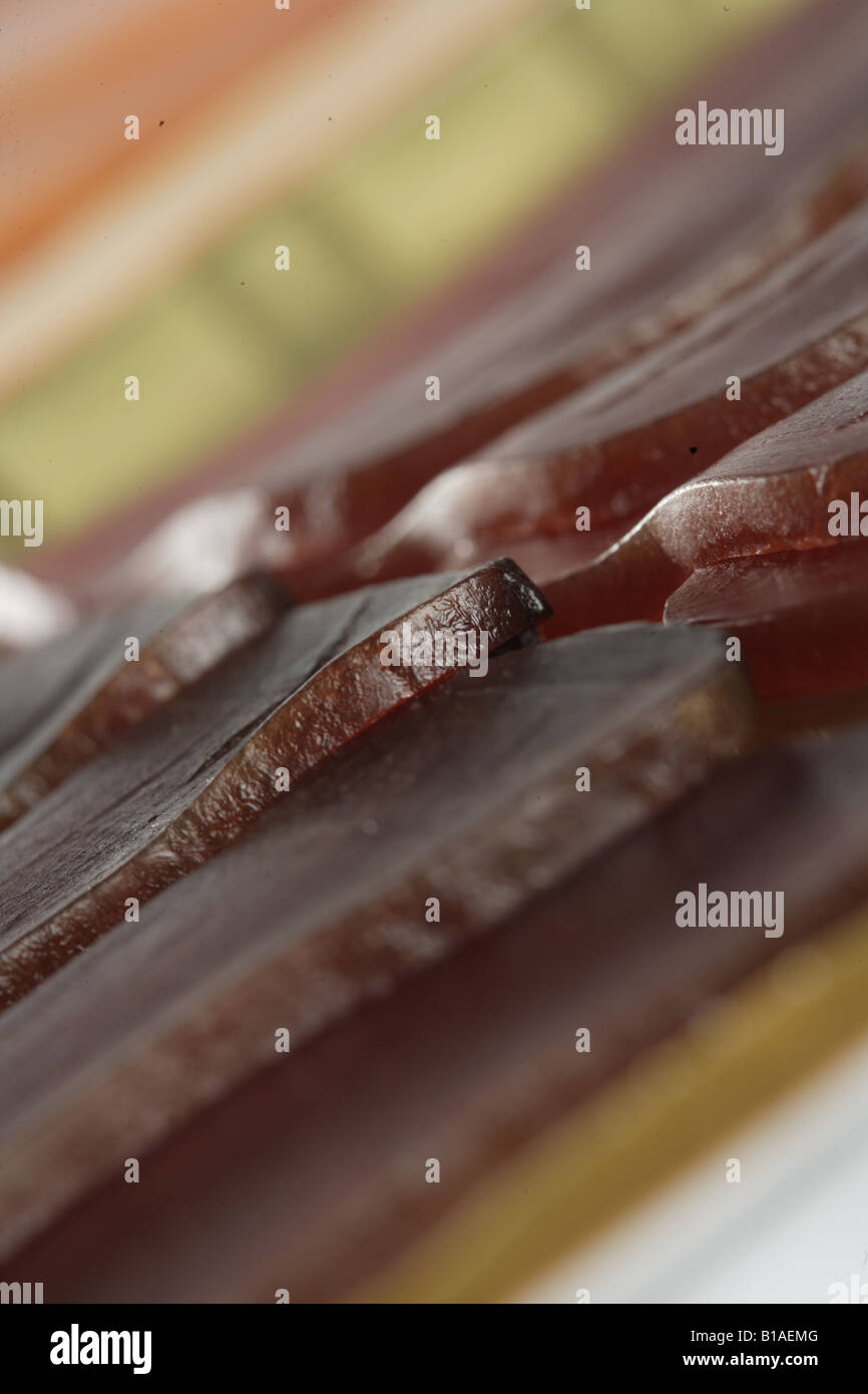 Close-up of Spanish mojama tuna (vertical Stock Photo - Alamy