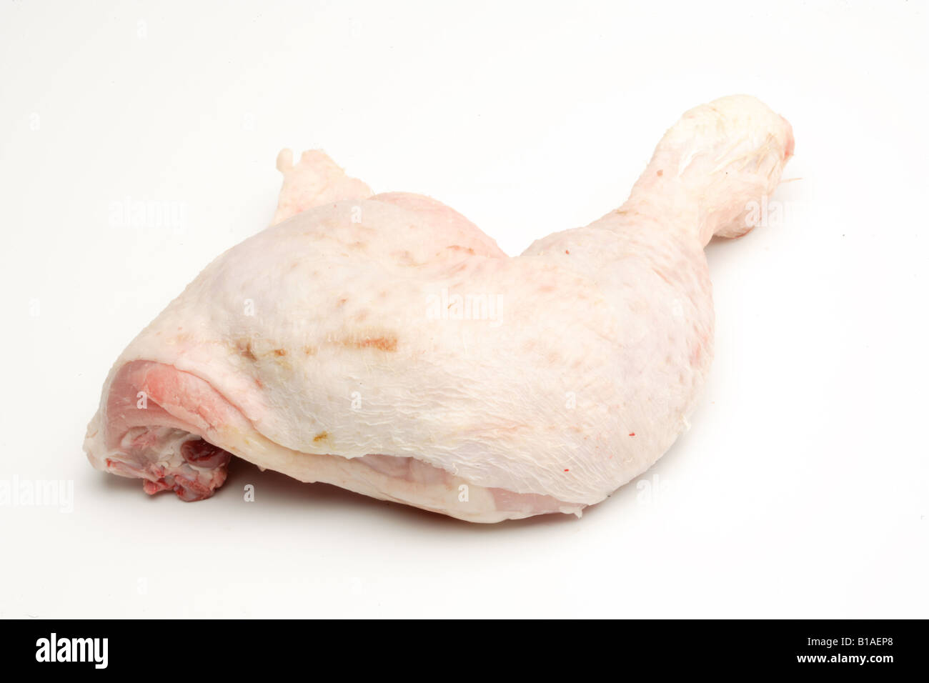 Fresh chicken leg quarter Stock Photo - Alamy