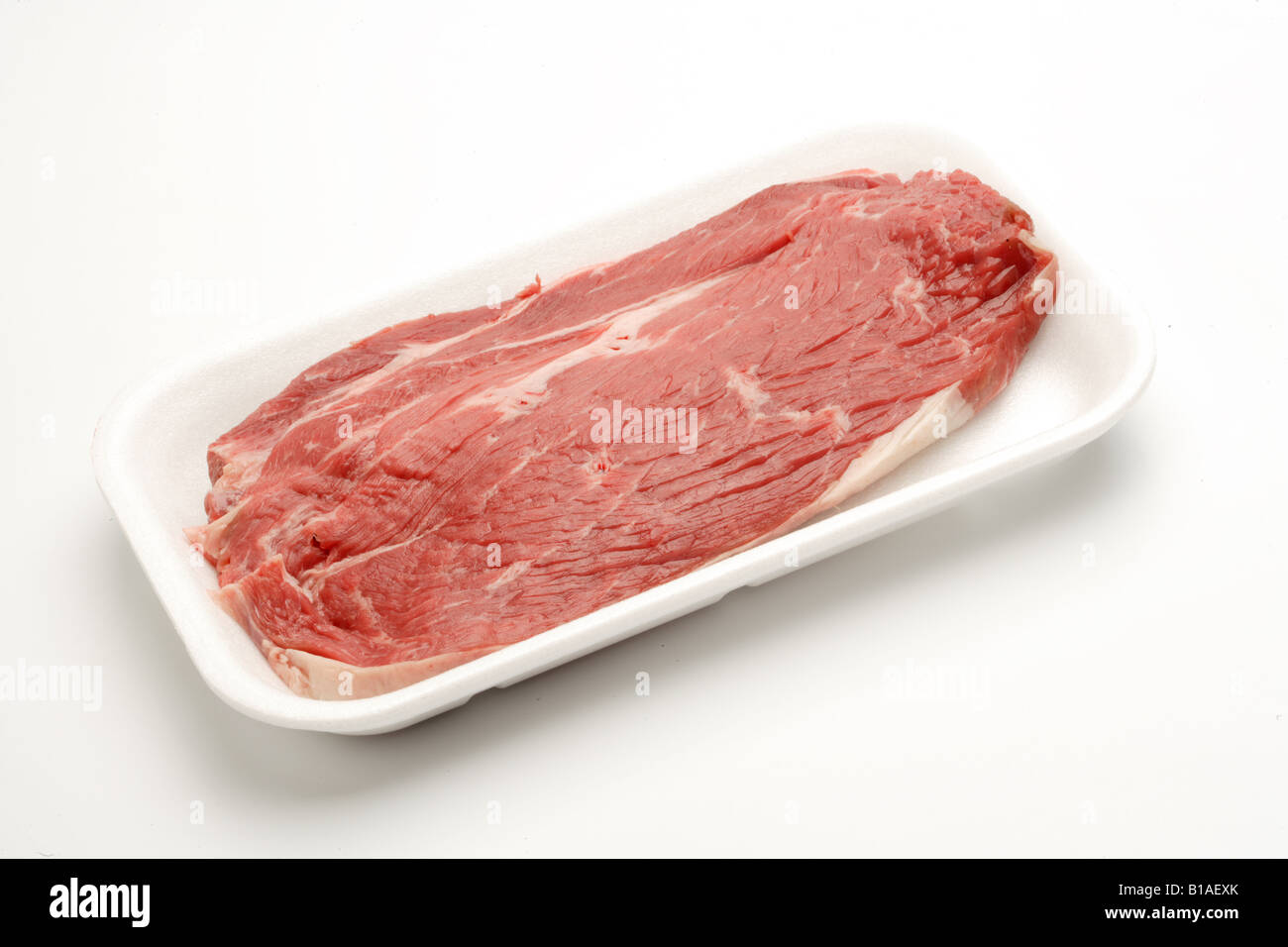 Fresh eye of round steak Stock Photo - Alamy