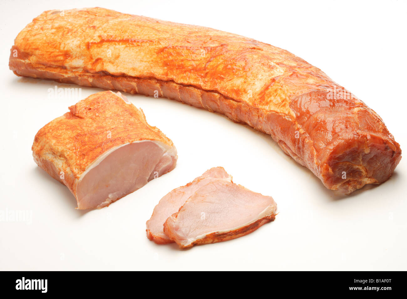 Fresh marinated loin of pork Stock Photo - Alamy