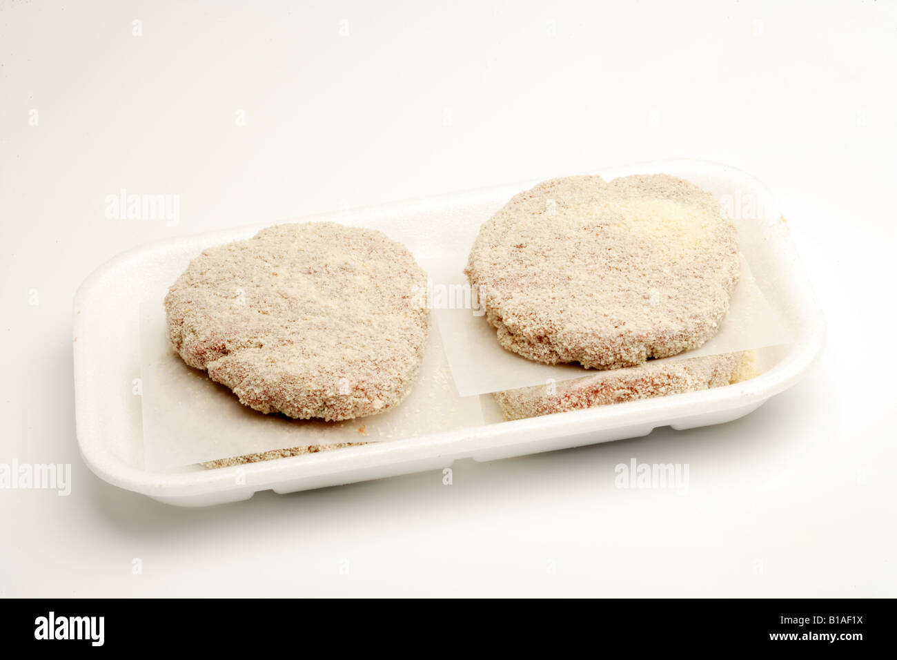 Russian pre-cooked steaks Stock Photo - Alamy