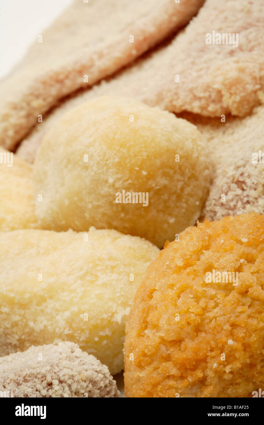 Close-up of pre-cooked products (vertical Stock Photo - Alamy