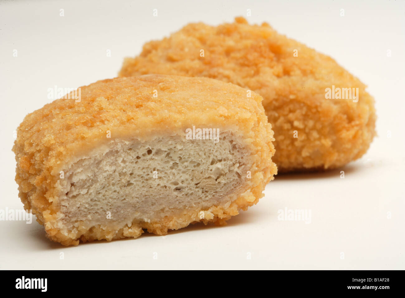 Chicken nuggets poultry fried battered hi-res stock photography and ...