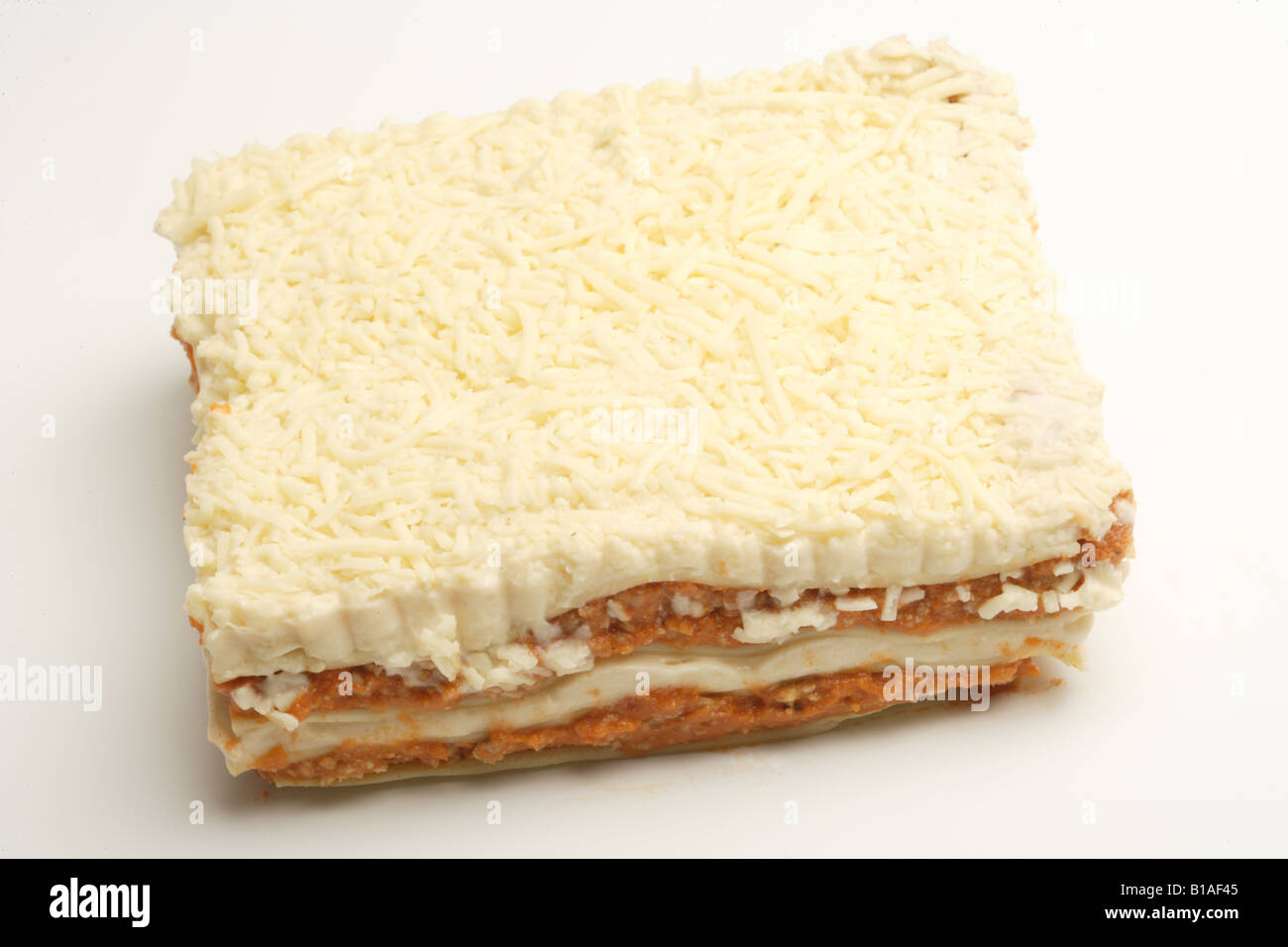 Pre-cooked Bolognese lasagna Stock Photo - Alamy