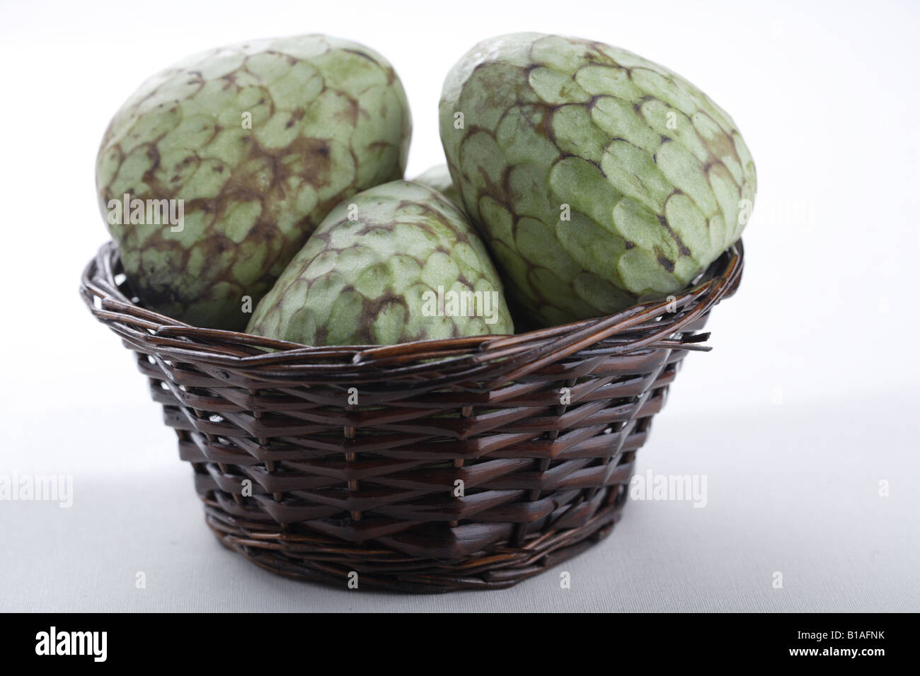 Cherimoyas from Spain in a basket Stock Photo - Alamy