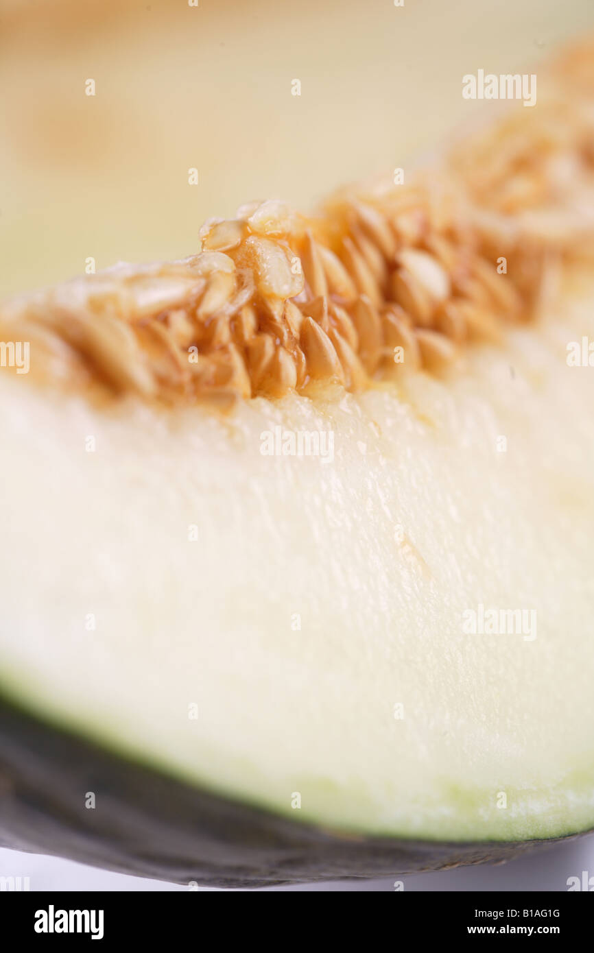 Slice of melon close up Stock Photo - Alamy