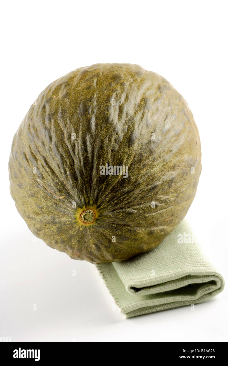 One melon over a napkin Stock Photo - Alamy