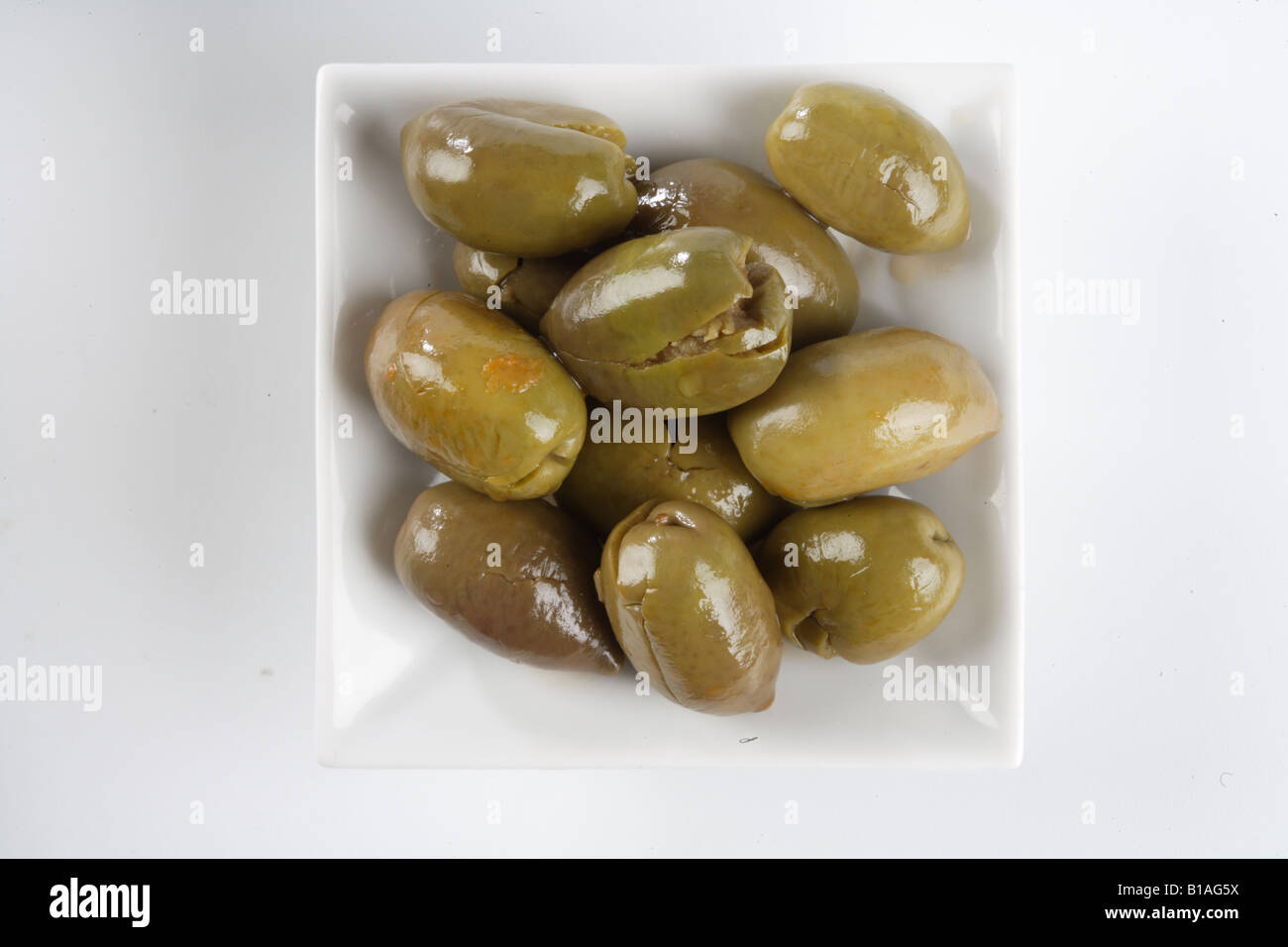 Cracked green olives hi-res stock photography and images - Alamy