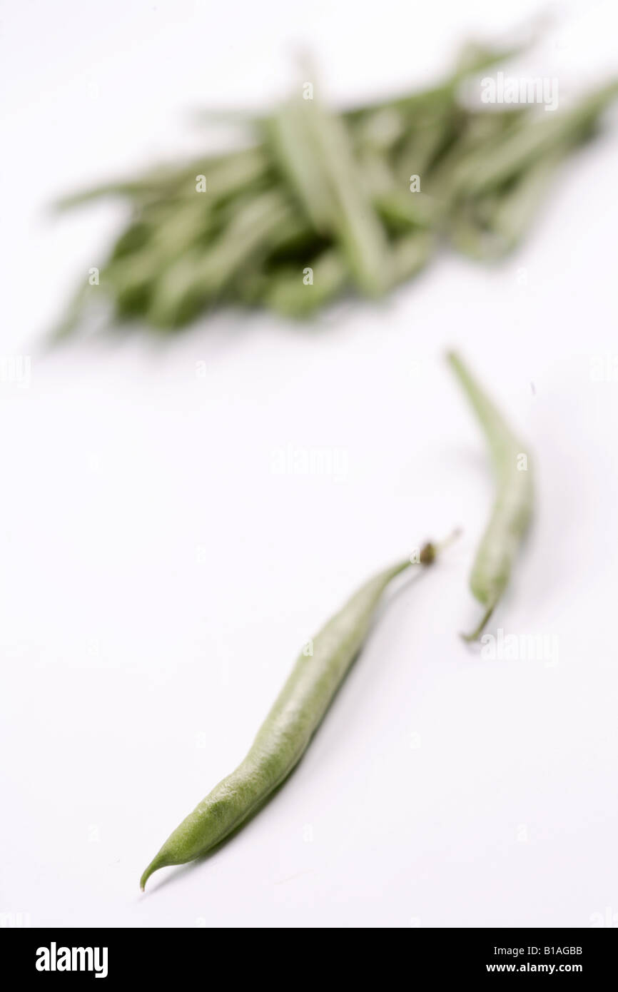 Fine beans cut out Stock Photo - Alamy