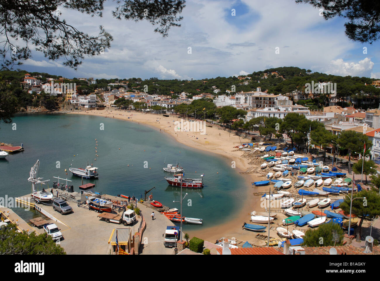 Llafranc Palafrugell on the Costa Brava in Spain Stock Photo - Alamy