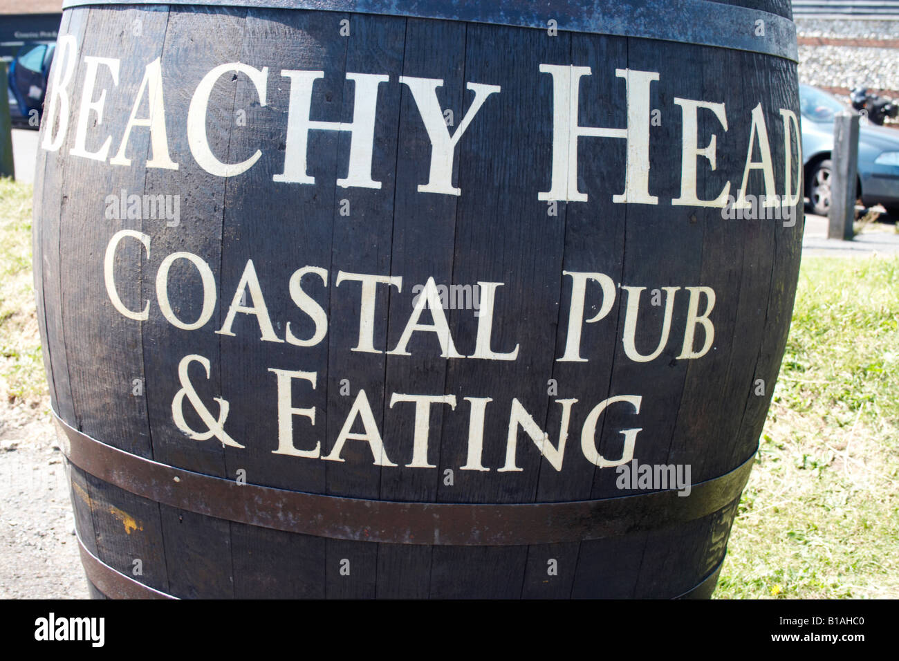 Beachy Head Pub Sign, Beachy Head, Sussex, England Stock Photo - Alamy