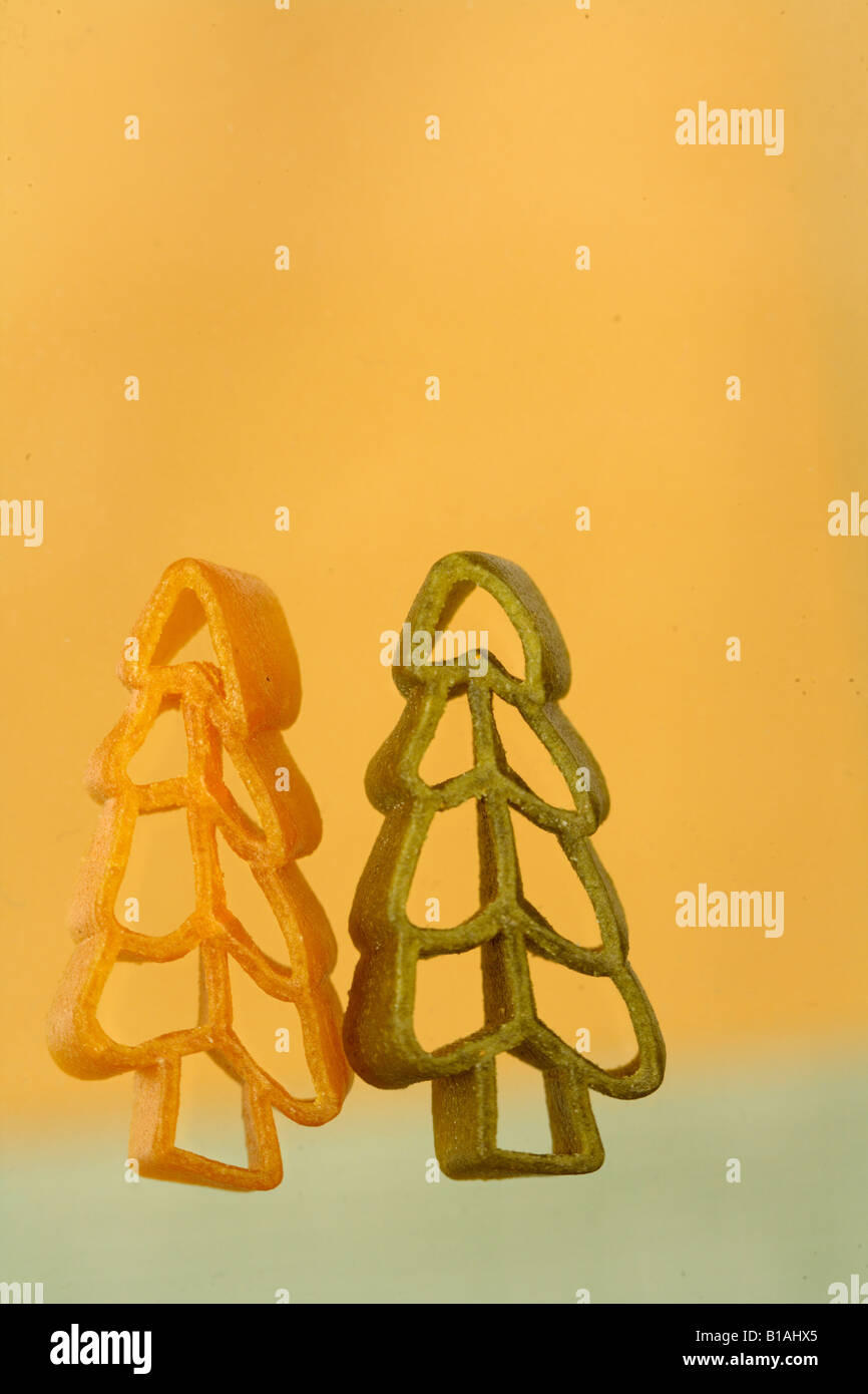 Christmas tree shaped pasta Stock Photo - Alamy
