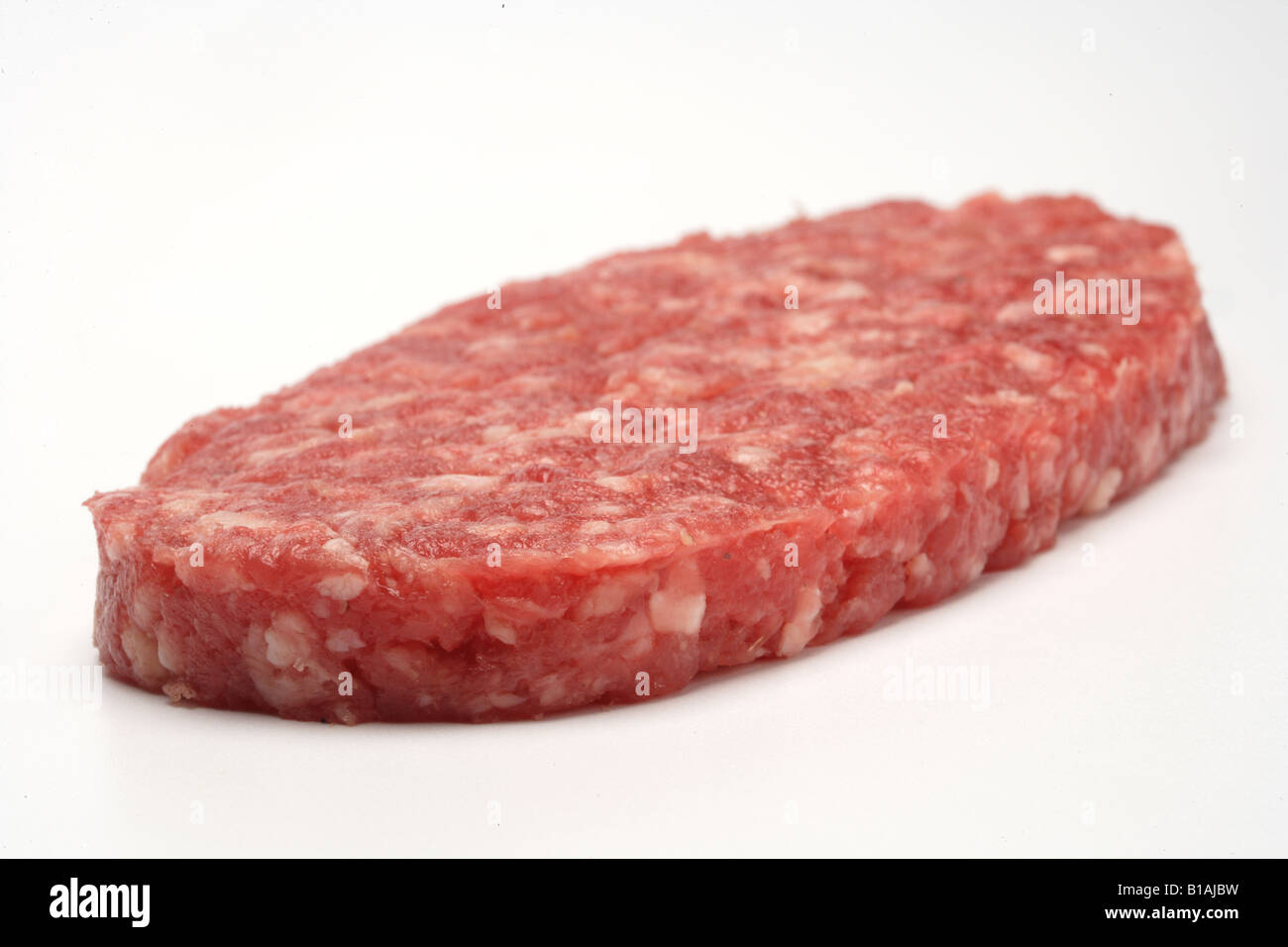 Raw beef hamburger Stock Photo - Alamy