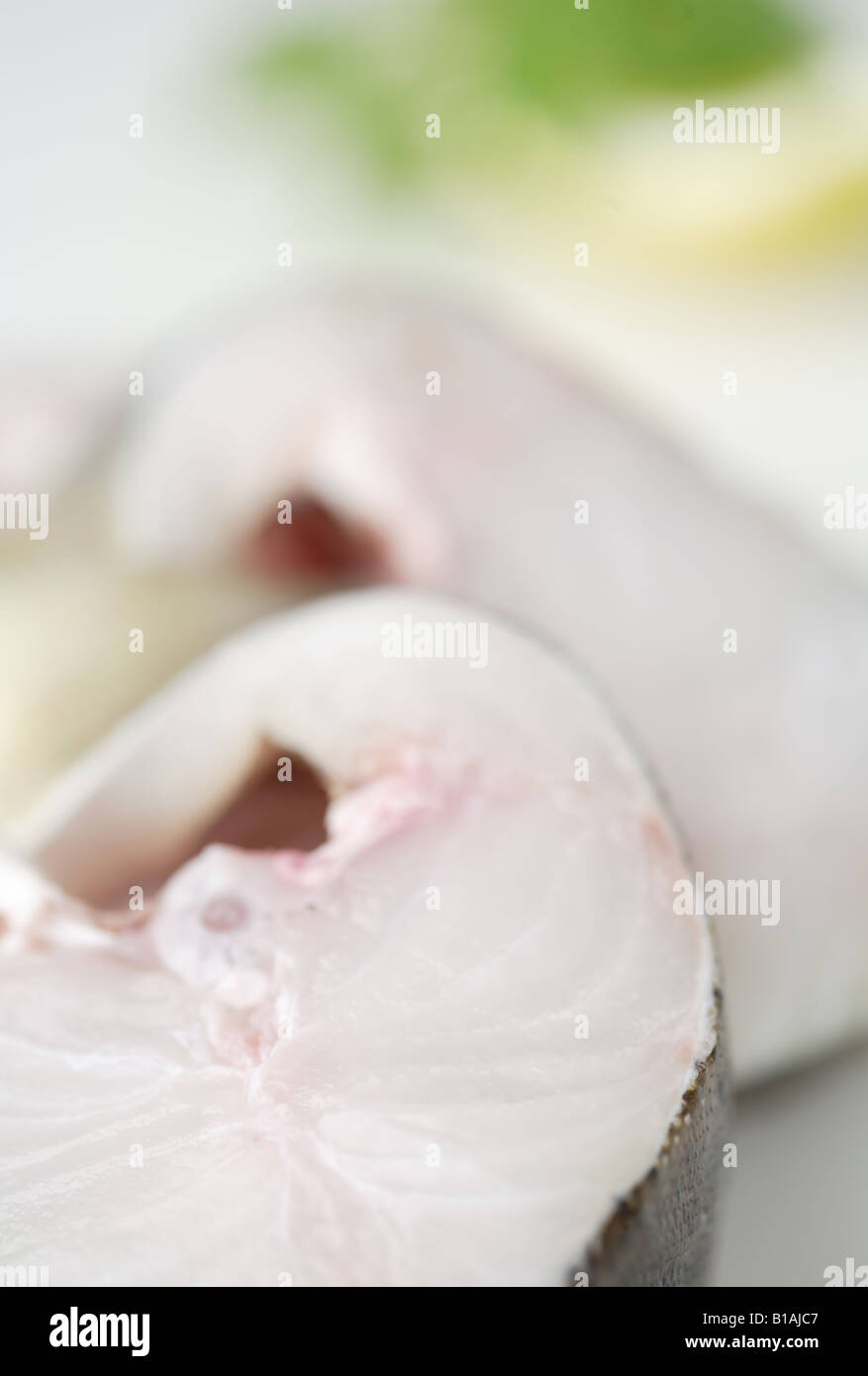 Fresh cod cut Stock Photo - Alamy