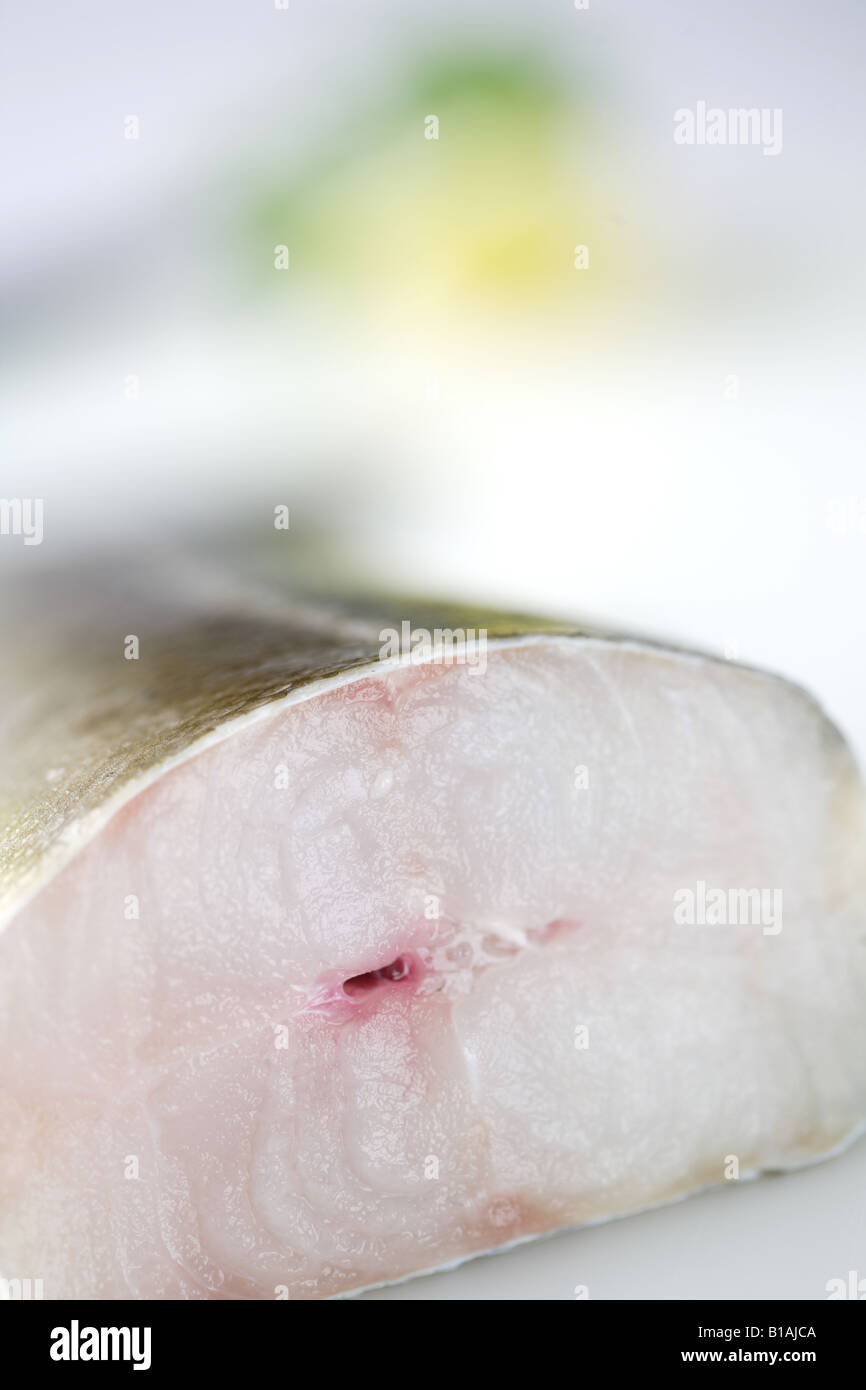 Fresh cod cut Stock Photo - Alamy