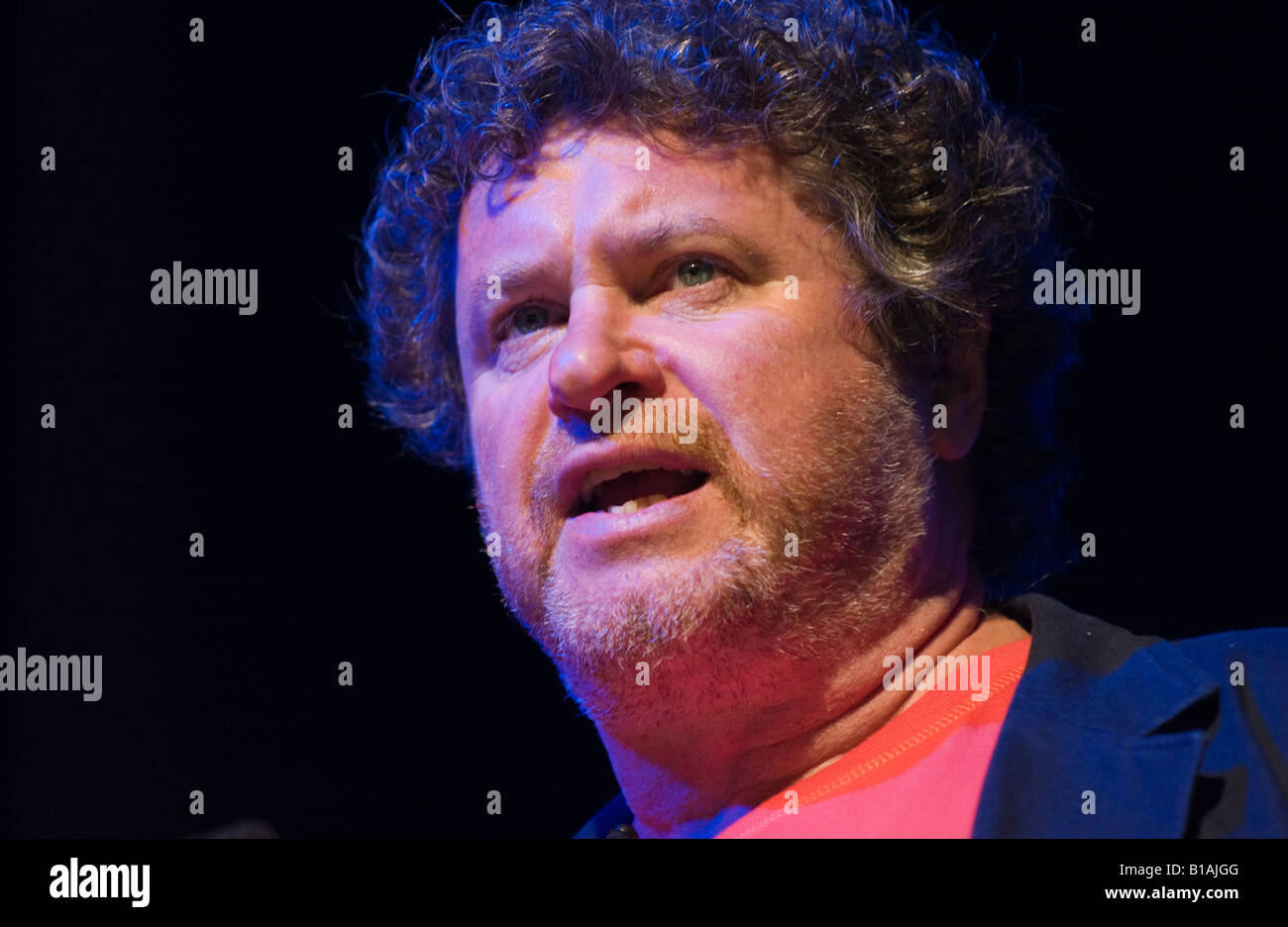 Rory McGrath comedian writer and TV presenter pictured at Hay Festival ...