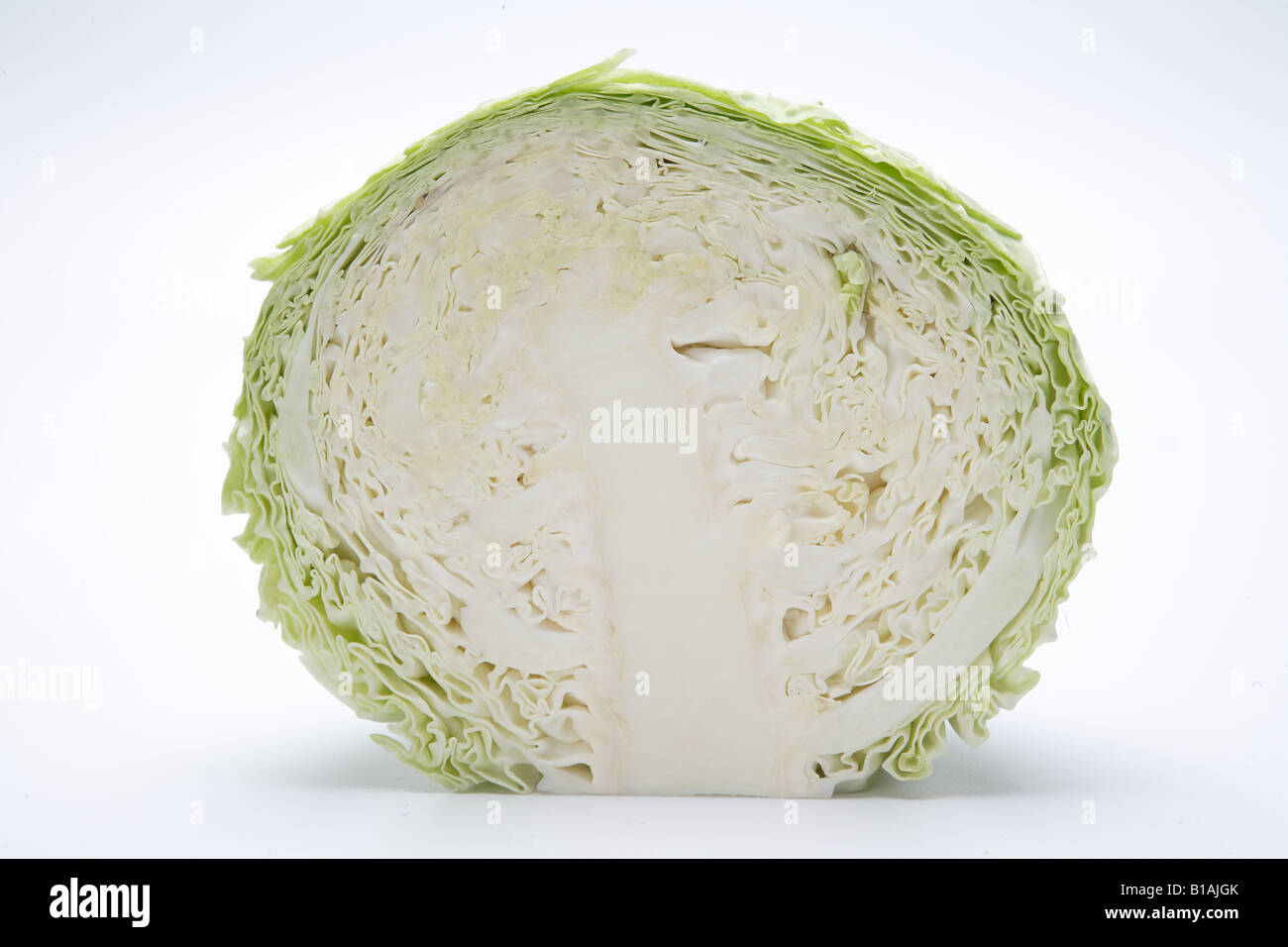 Half a cabbage Stock Photo - Alamy