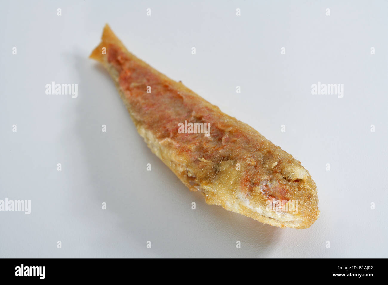 Fried red mullets Stock Photo - Alamy
