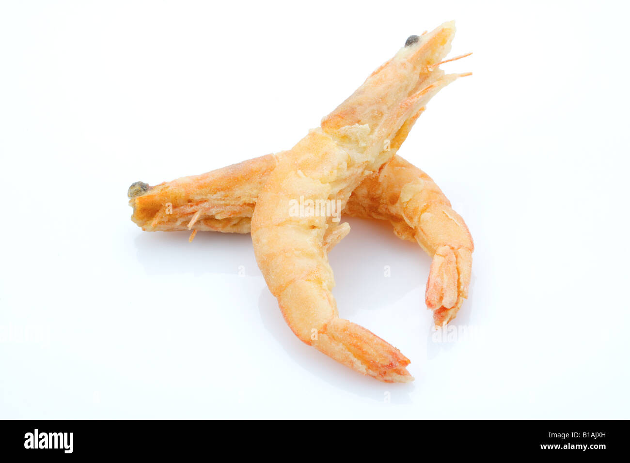 Two fried shrimps Stock Photo - Alamy