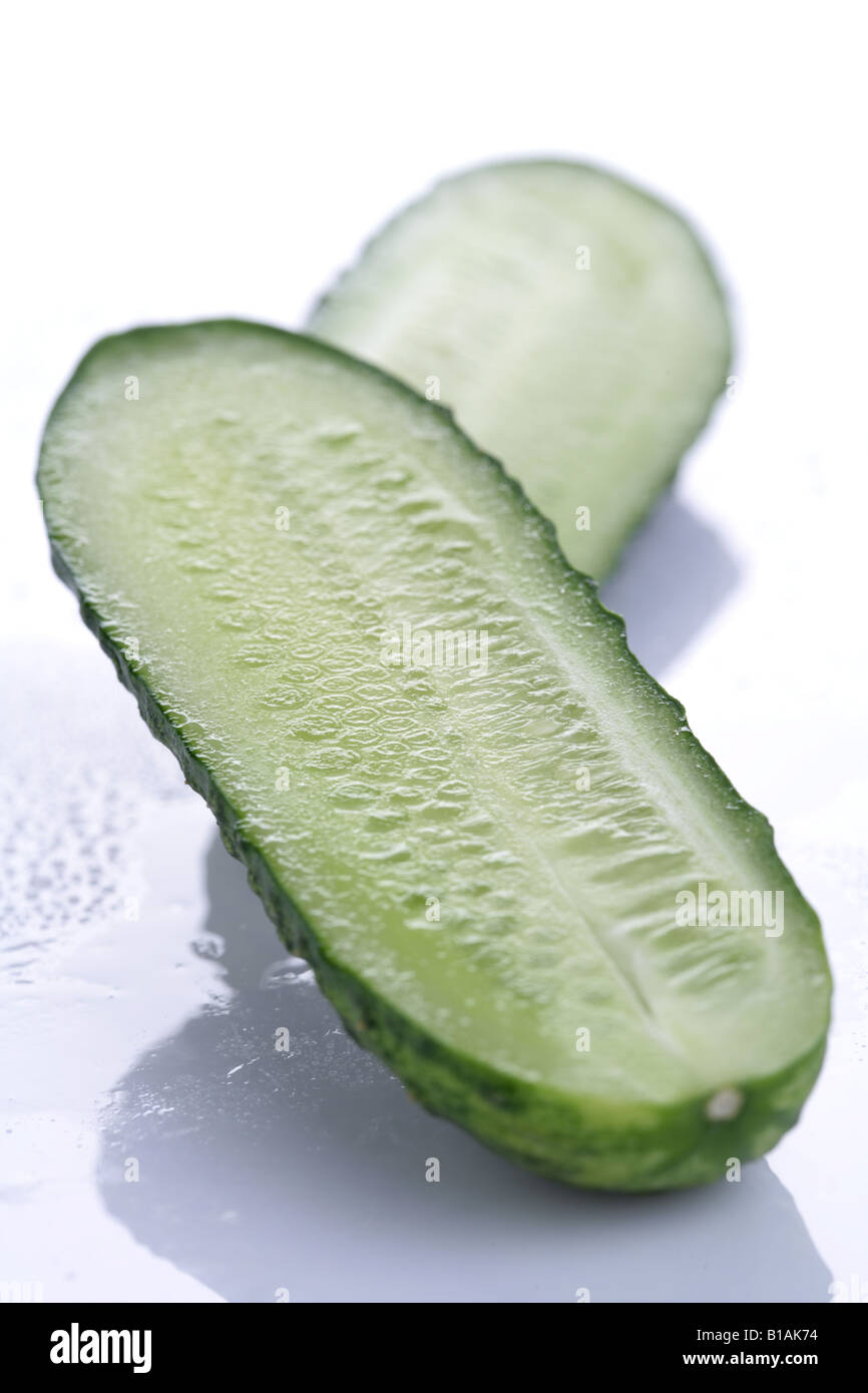 Cucumber cut out Stock Photo - Alamy