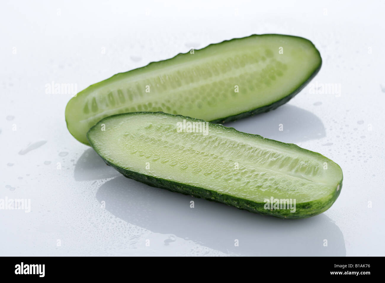 Cucumber cut out Stock Photo - Alamy