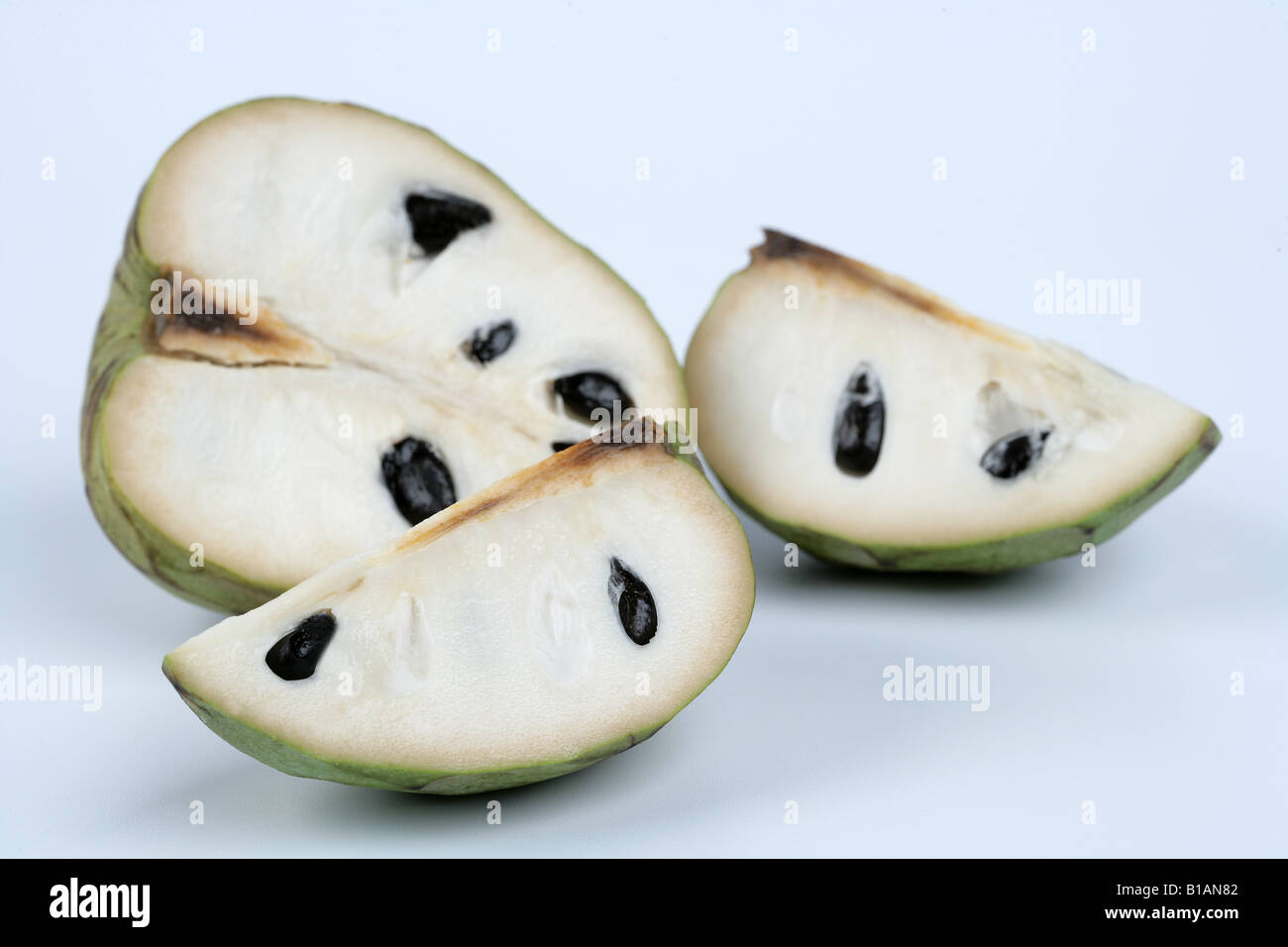 Open custard apple hi-res stock photography and images - Alamy