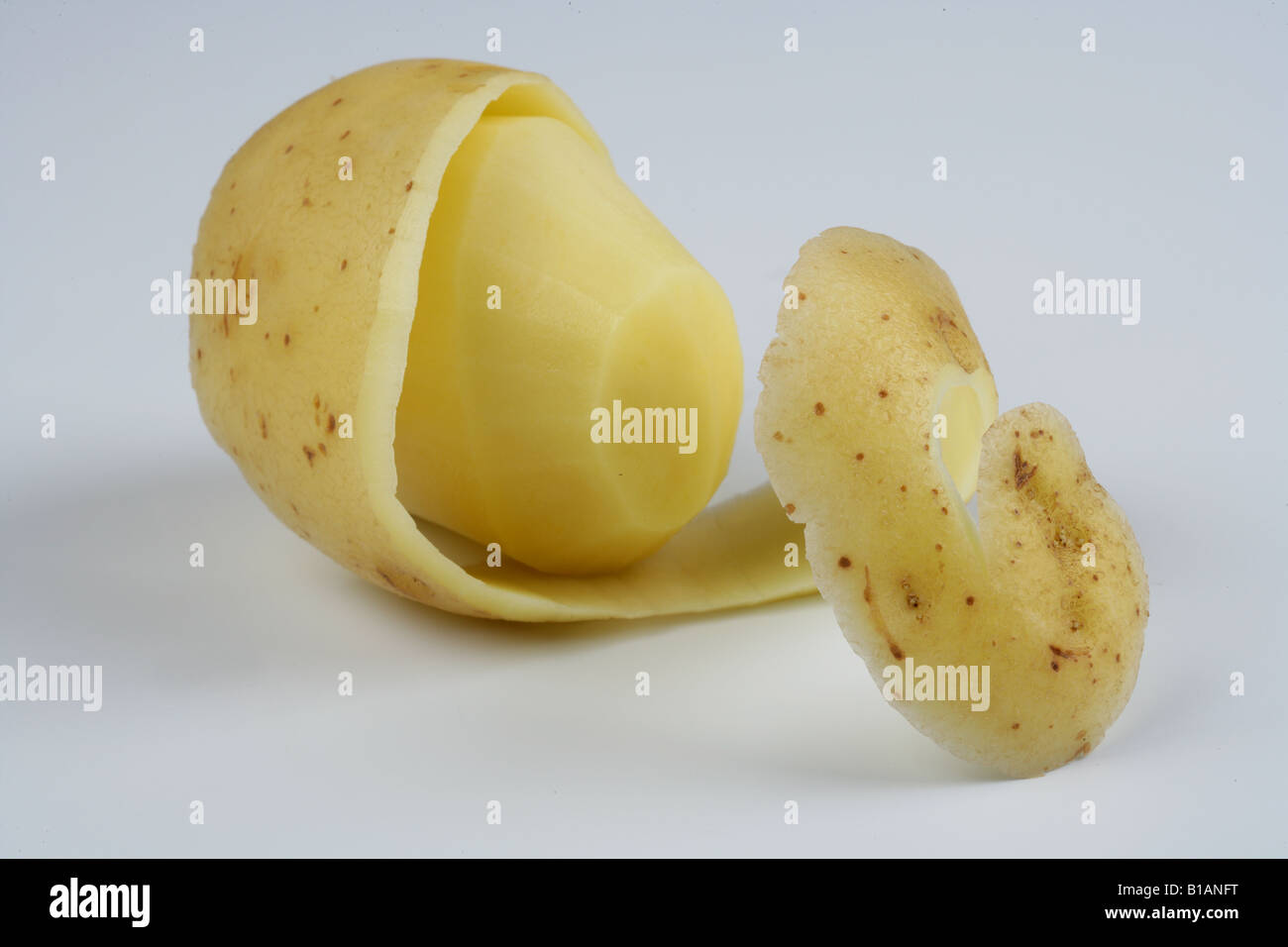 Half peeled potato hi-res stock photography and images - Alamy