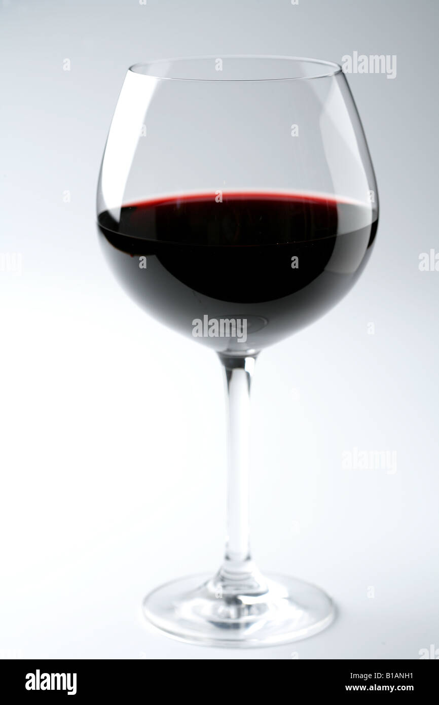 Red wine glass Stock Photo - Alamy