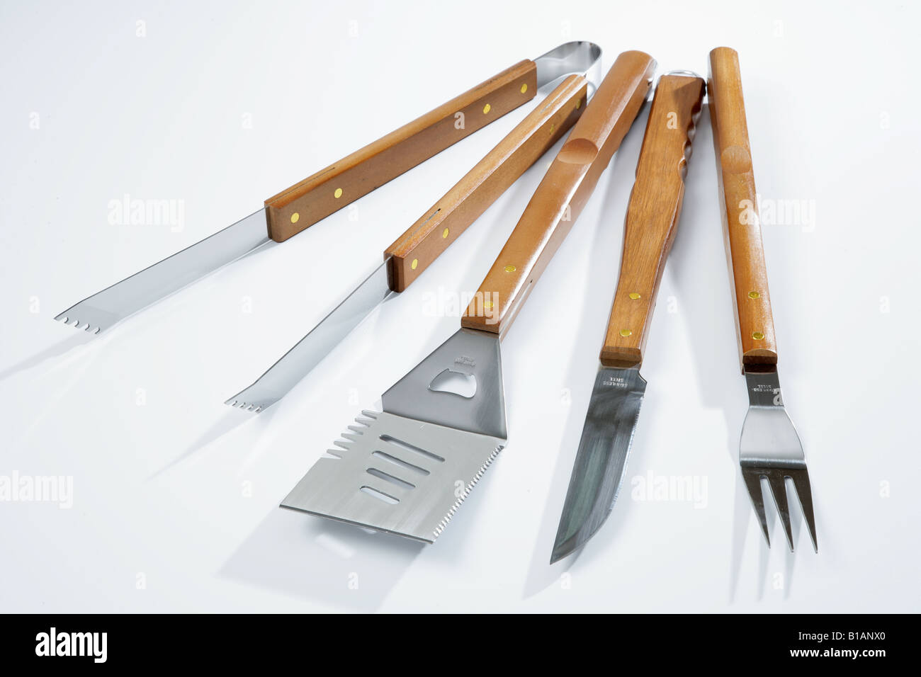 Professional grill utensils Stock Photo - Alamy