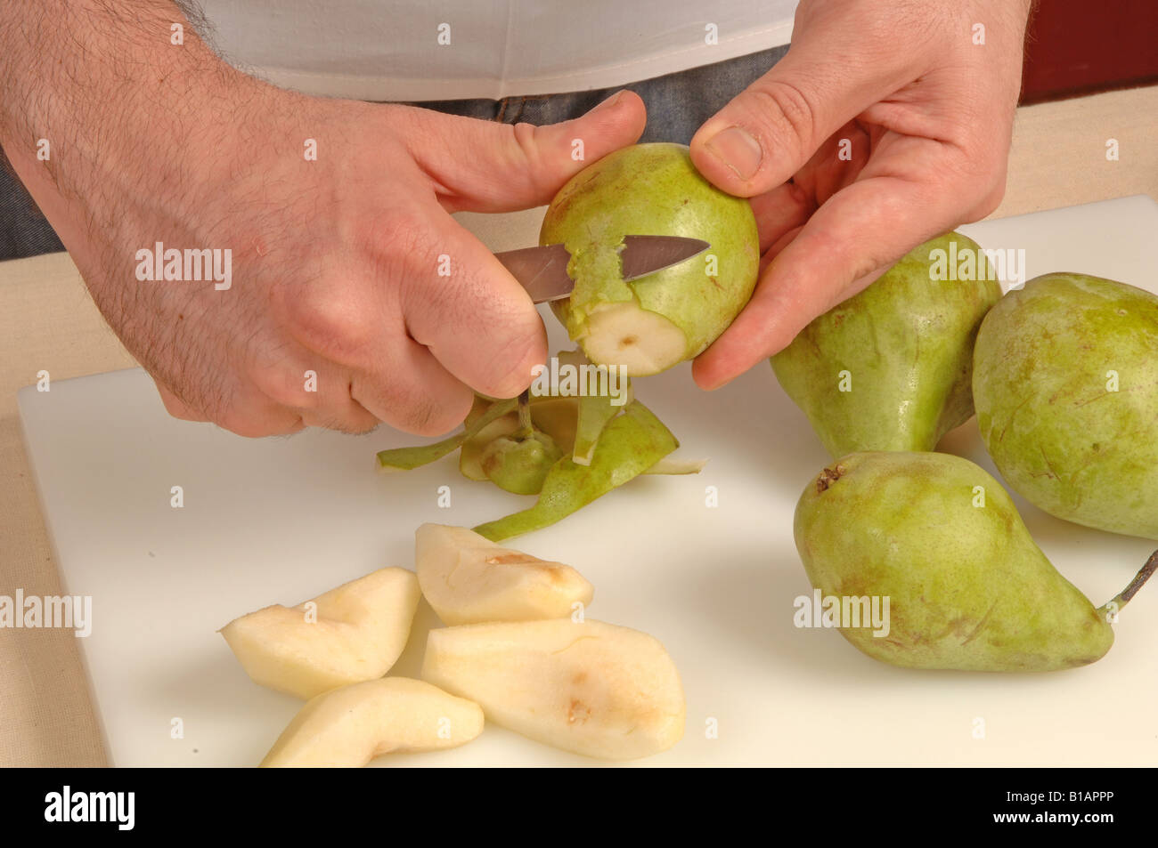 Peeling pears hi-res stock photography and images - Alamy