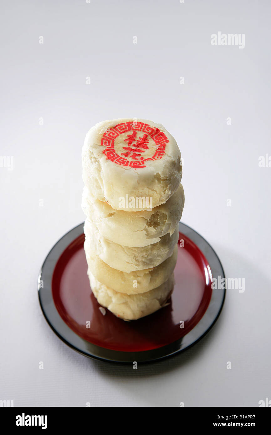 a stack of chinese cake Stock Photo - Alamy