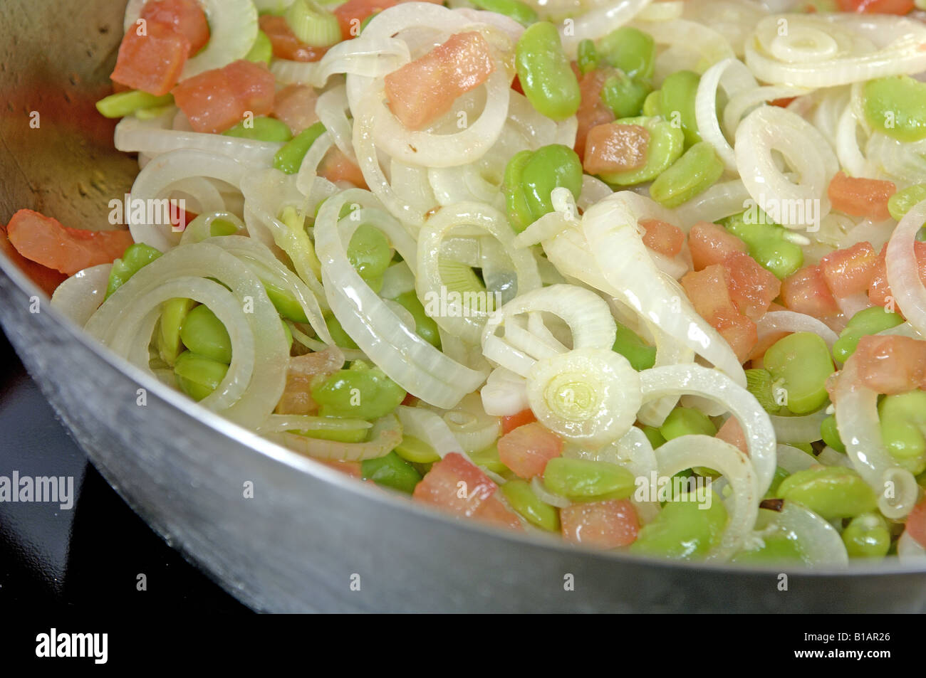 Step 4 Stuffed baby squid Stock Photo - Alamy
