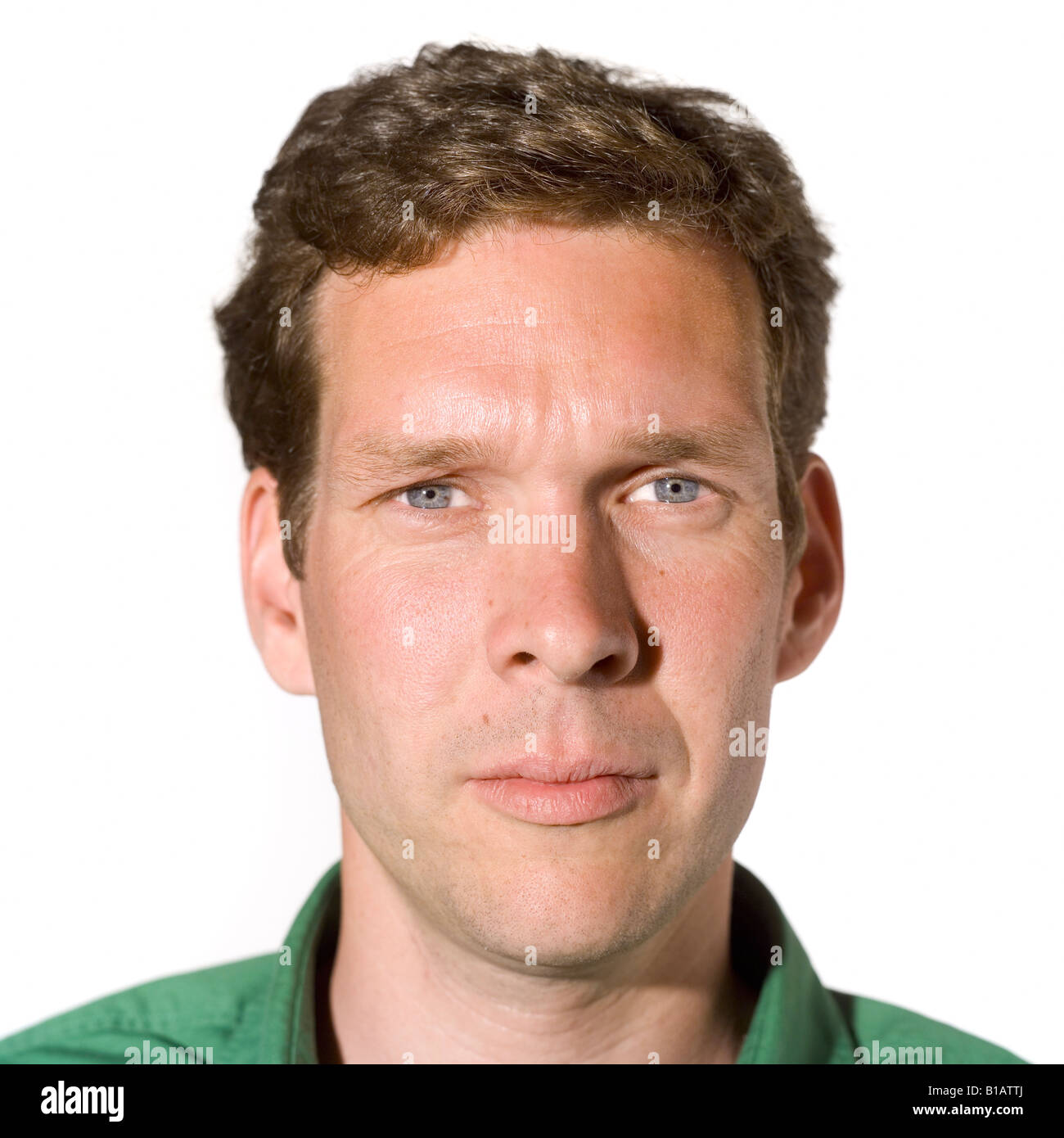 Man (35-40), portrait, looking to camera Stock Photo - Alamy