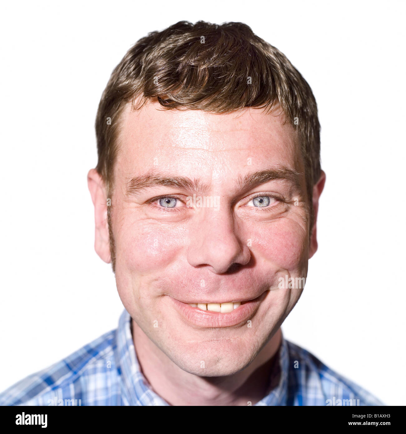 Portrait of a man, smiling Stock Photo - Alamy