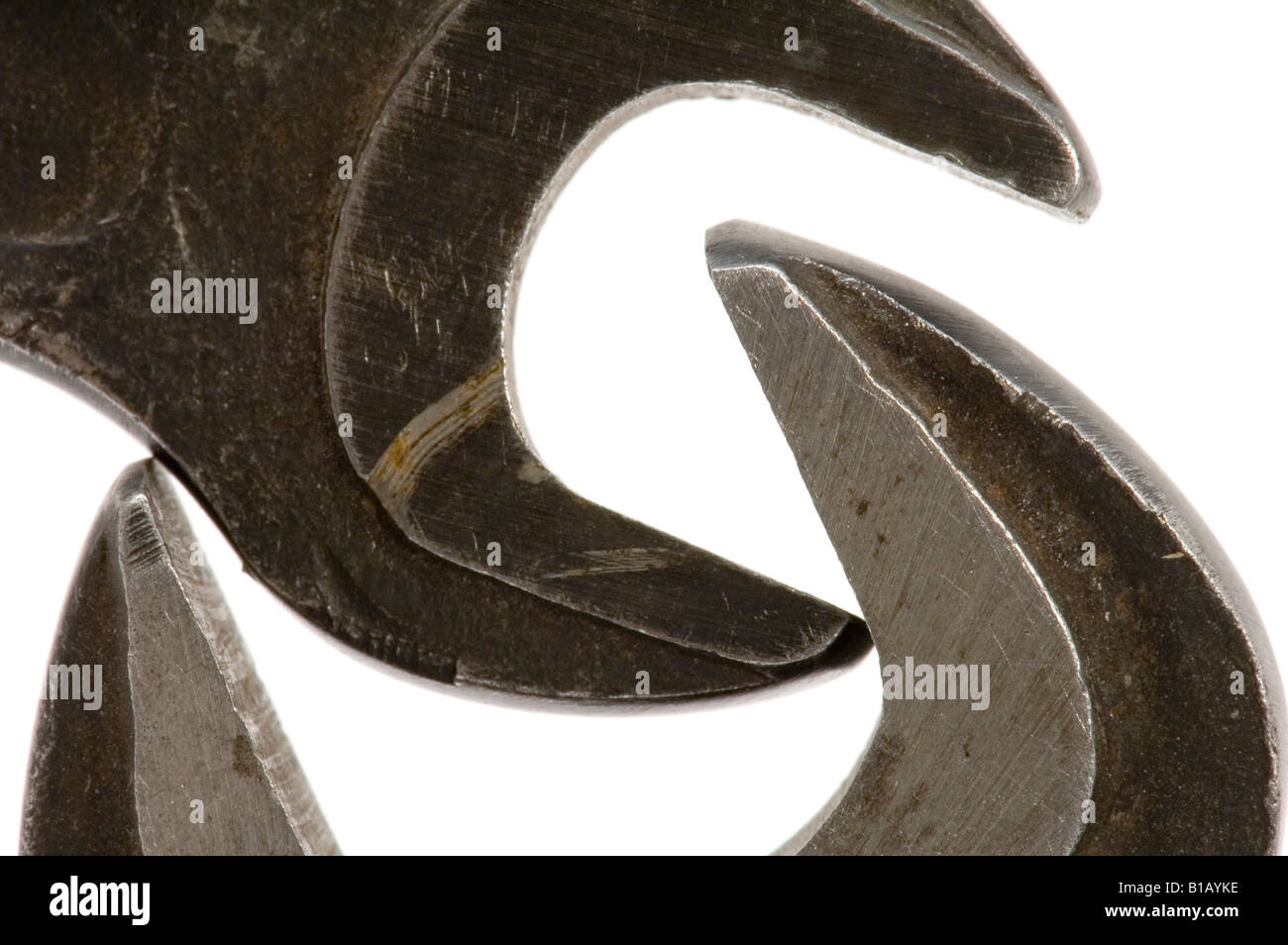 object on white tool wrench Stock Photo - Alamy