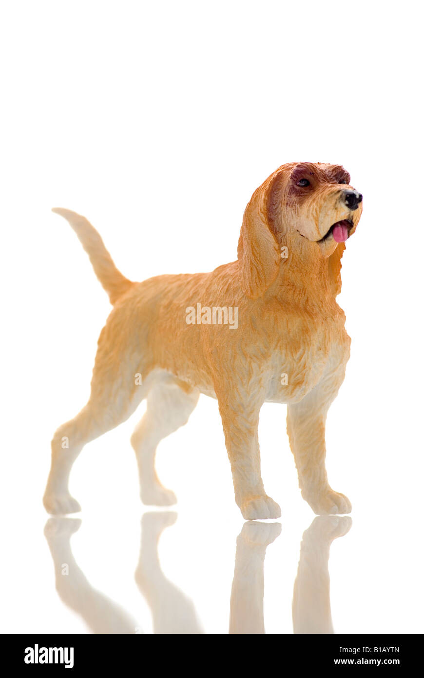 Plastic Figurine of a Dog Stock Photo - Alamy