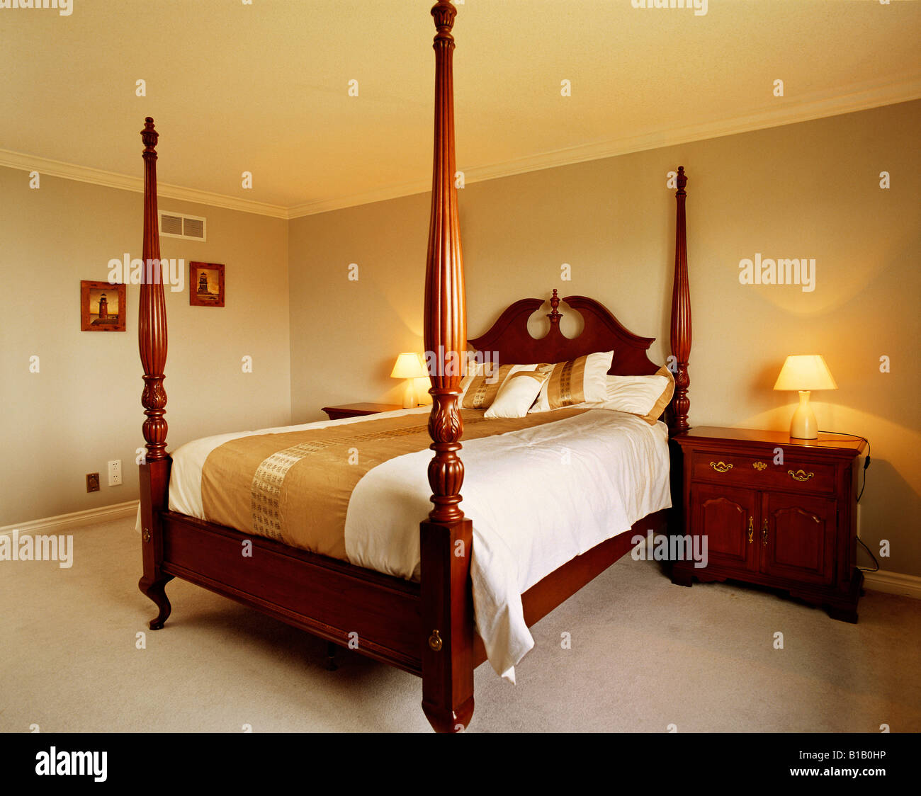 view of a bedroom Stock Photo - Alamy