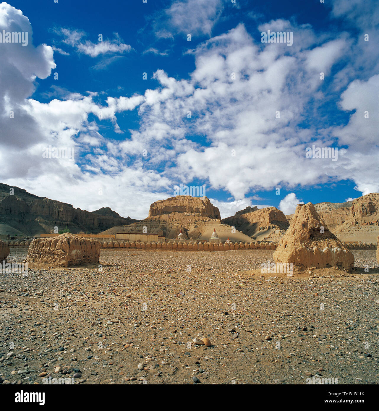 historic site in Ali,Tibet,China Stock Photo - Alamy