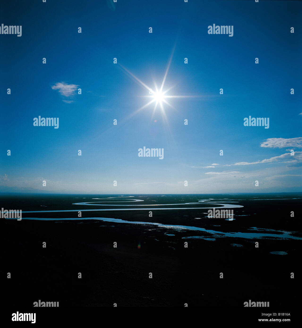 scenic of Bayinbuluke,Xinjiang,China Stock Photo - Alamy
