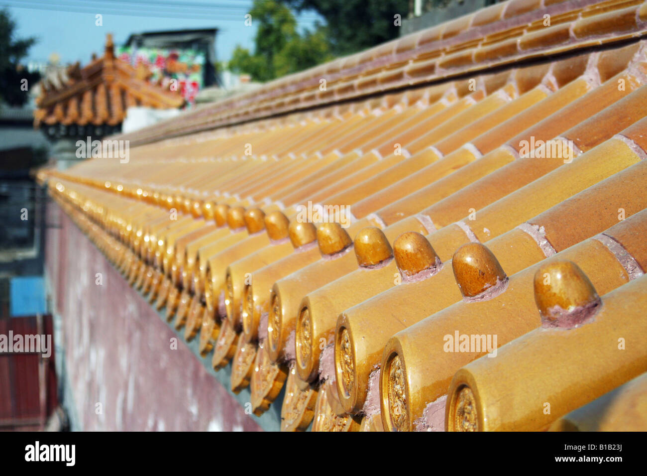Chinese traditional wall at Dianmen,Beijing,China Stock Photo - Alamy