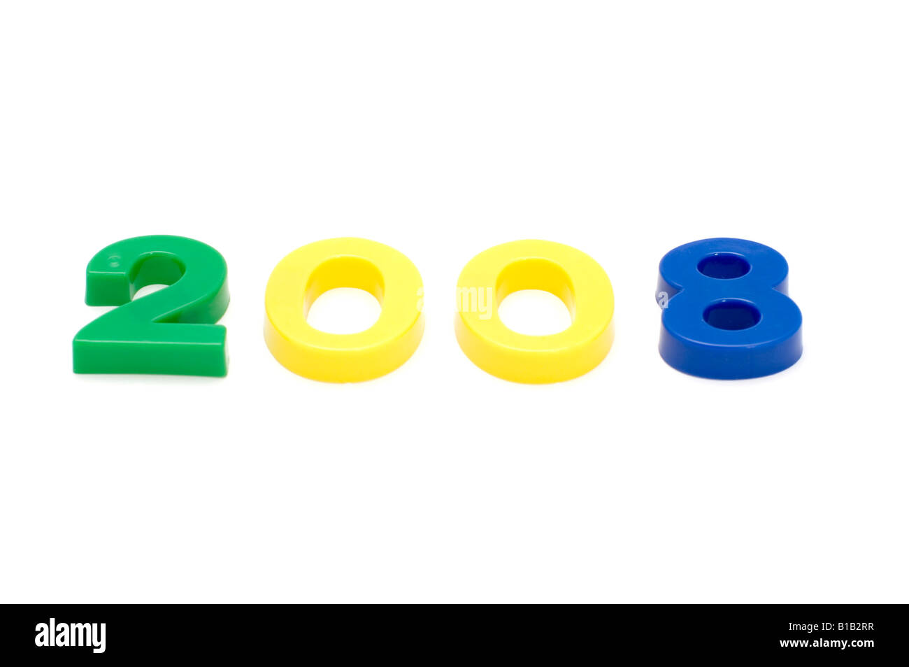 object on white toy plastic number Stock Photo - Alamy