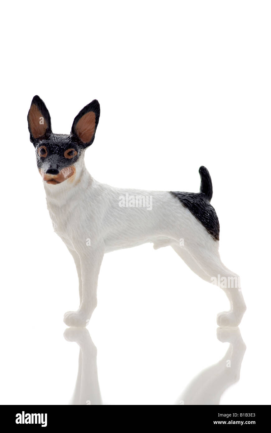Plastic Figurine of a Dog Stock Photo - Alamy
