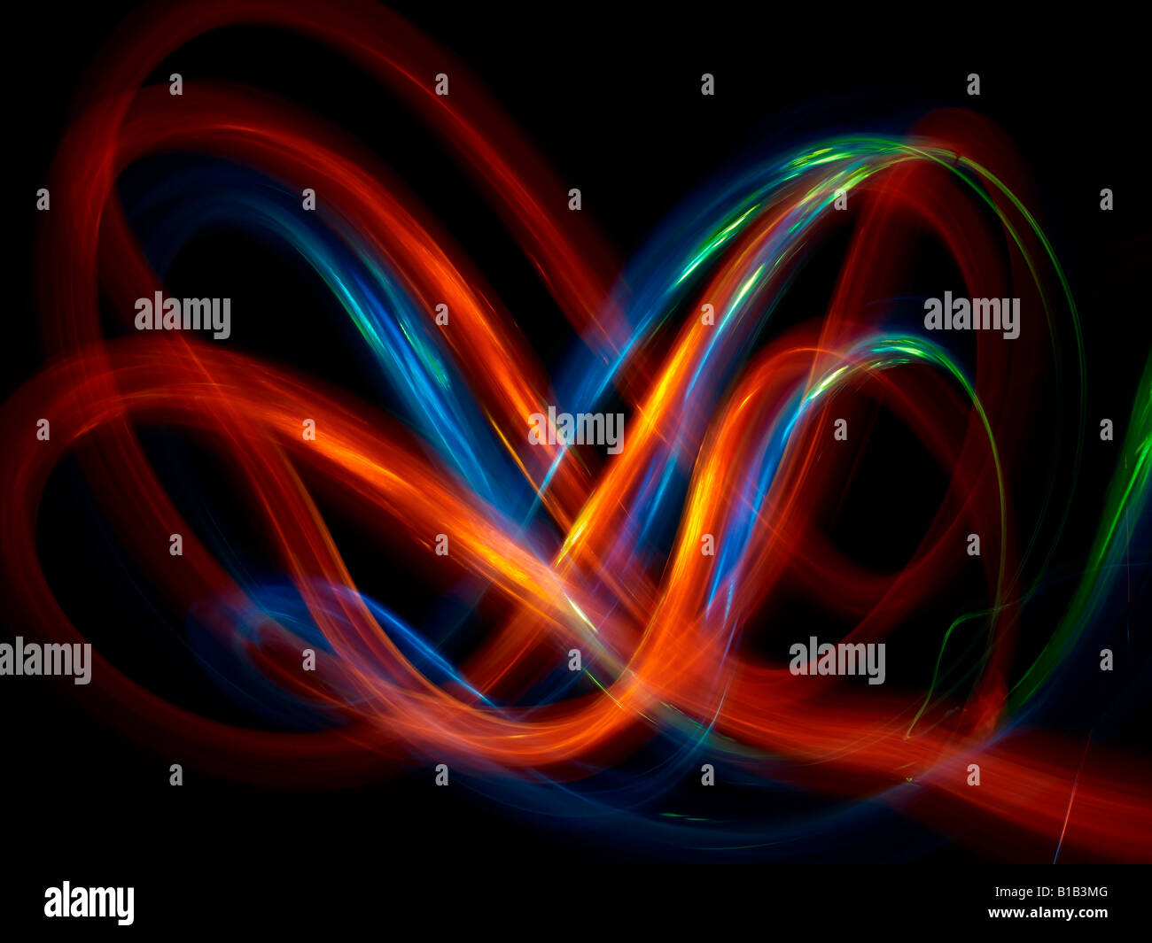Light streaks against a black background Stock Photo - Alamy
