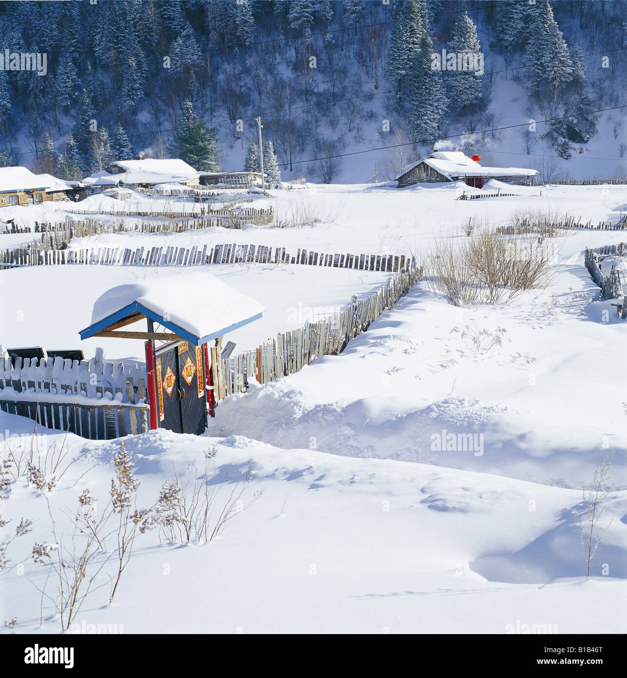 Chinese snow country hi-res stock photography and images - Alamy