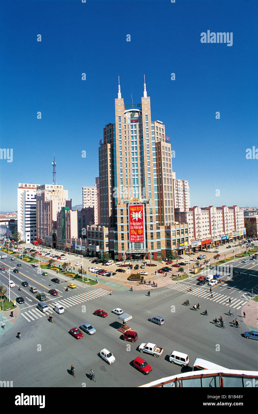 urban scene of Qinhuangdao,Hebei,China Stock Photo - Alamy
