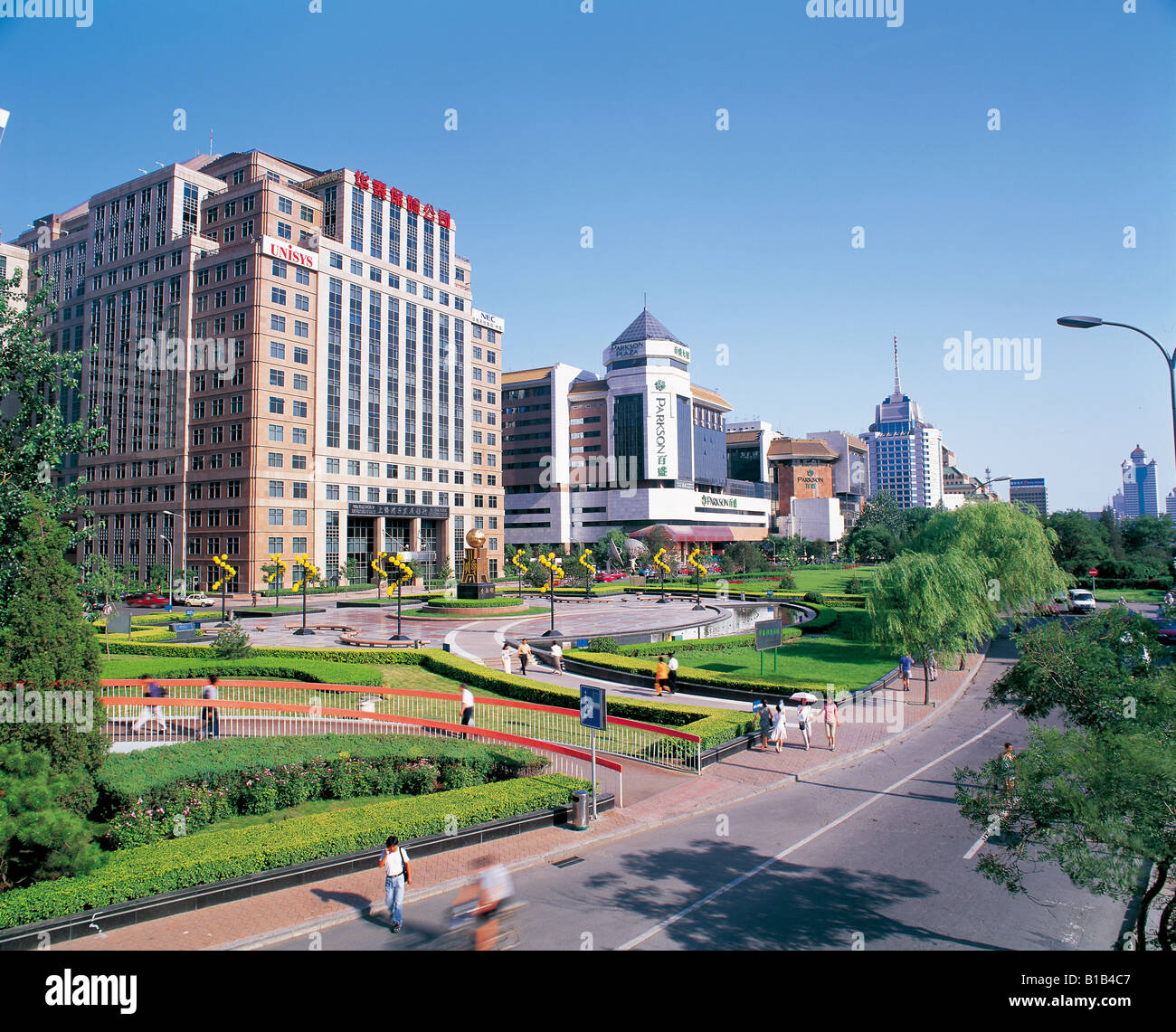 Financial street square hi-res stock photography and images - Alamy